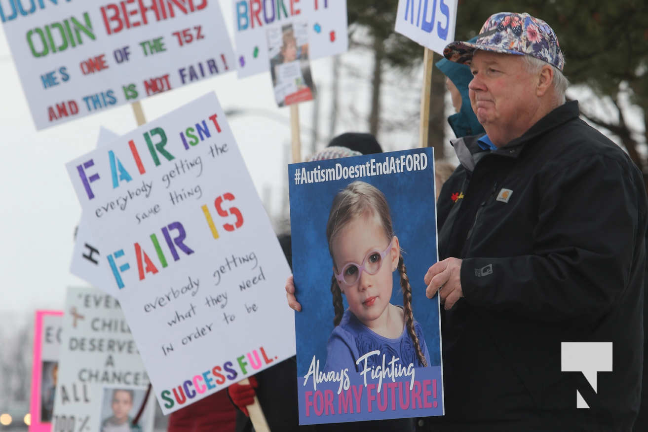 Cuts To Autism Protest In Front of MPP Piccini's Port Hope Office ...