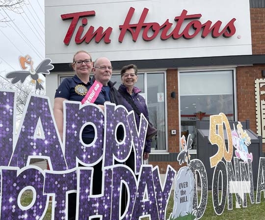 Special Birthday Surprise for Tim Hortons Manager in Cobourg - Today's ...