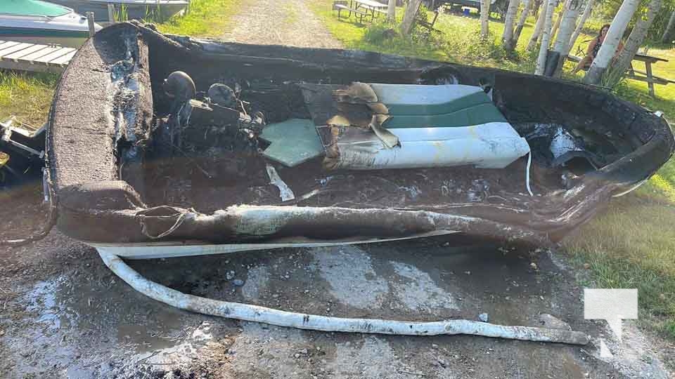 Fibre Glass Boat Goes Up in Flames on Rice Lake at Bewdley - Today's ...