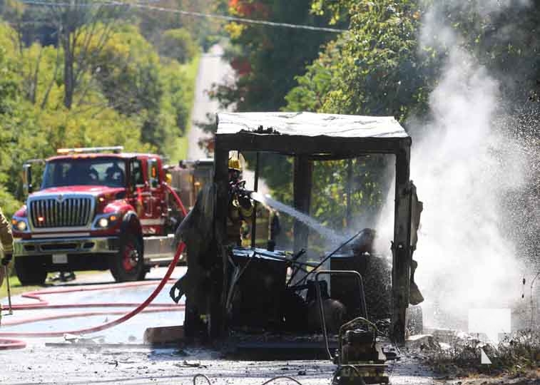 Driveway Sealing Trailer Fire in Alnwick/Haldimand Township - Today's ...