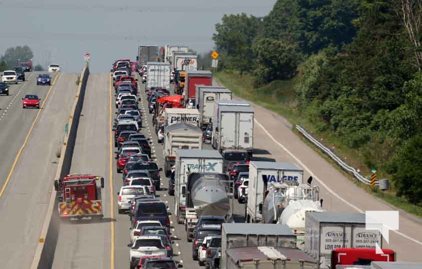 Firetruck traffic Hwy 401 July 4, 202368 - Today's Northumberland ...