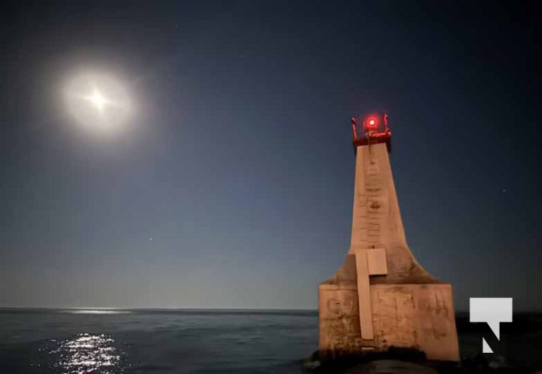 October 5, 2025 Full Moon Lighthouse 1443 - Today's Northumberland ...