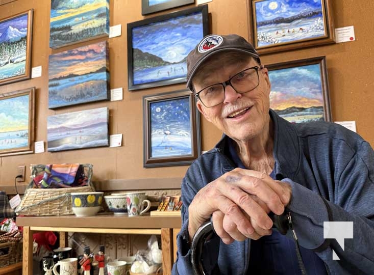 Video - Photo Gallery - Brian McFarlane Showcases Art, Talks Hockey in ...