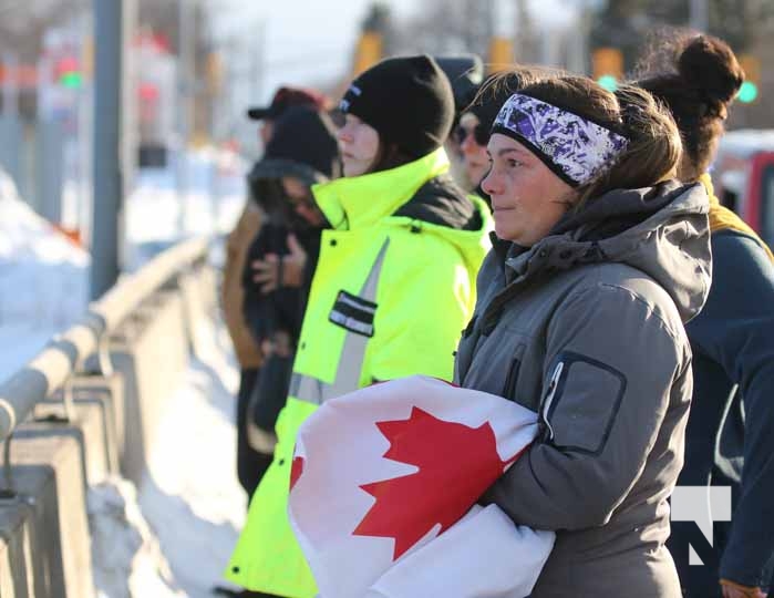 February 3, 2026 Highway of Heroes Port Hope Gunner Sebastian Halmagean ...
