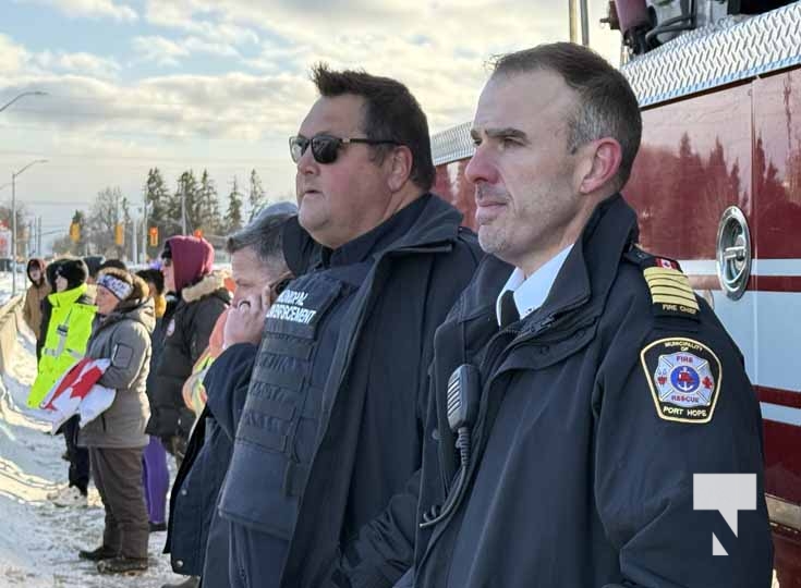 February 3, 2026 Highway of Heroes Port Hope Gunner Sebastian Halmagean ...